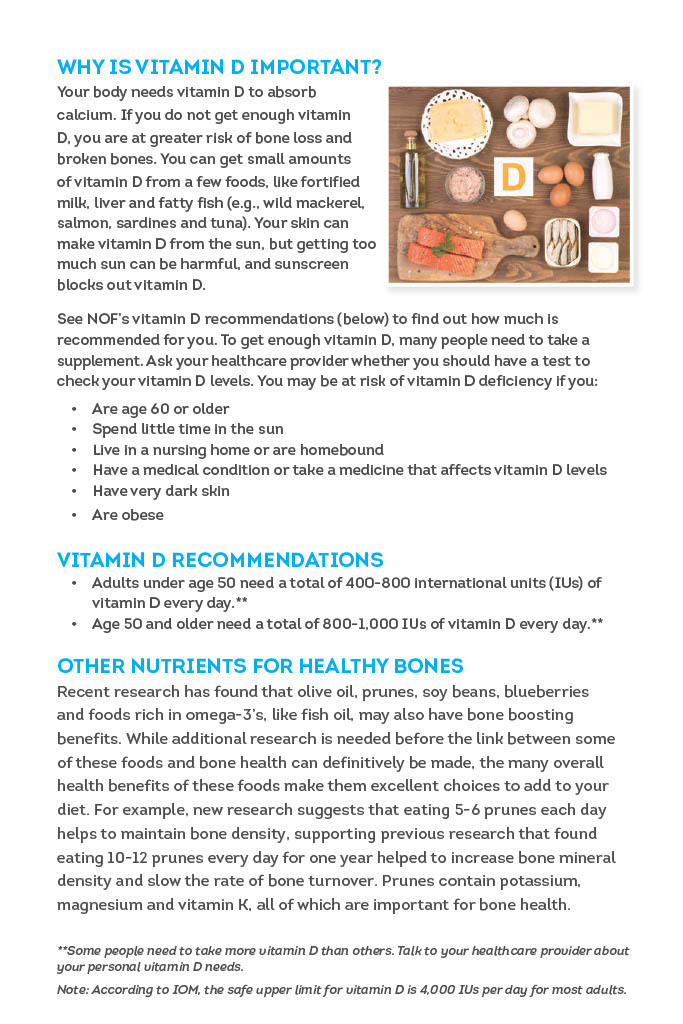 Your Guide to a Bone Healthy Diet